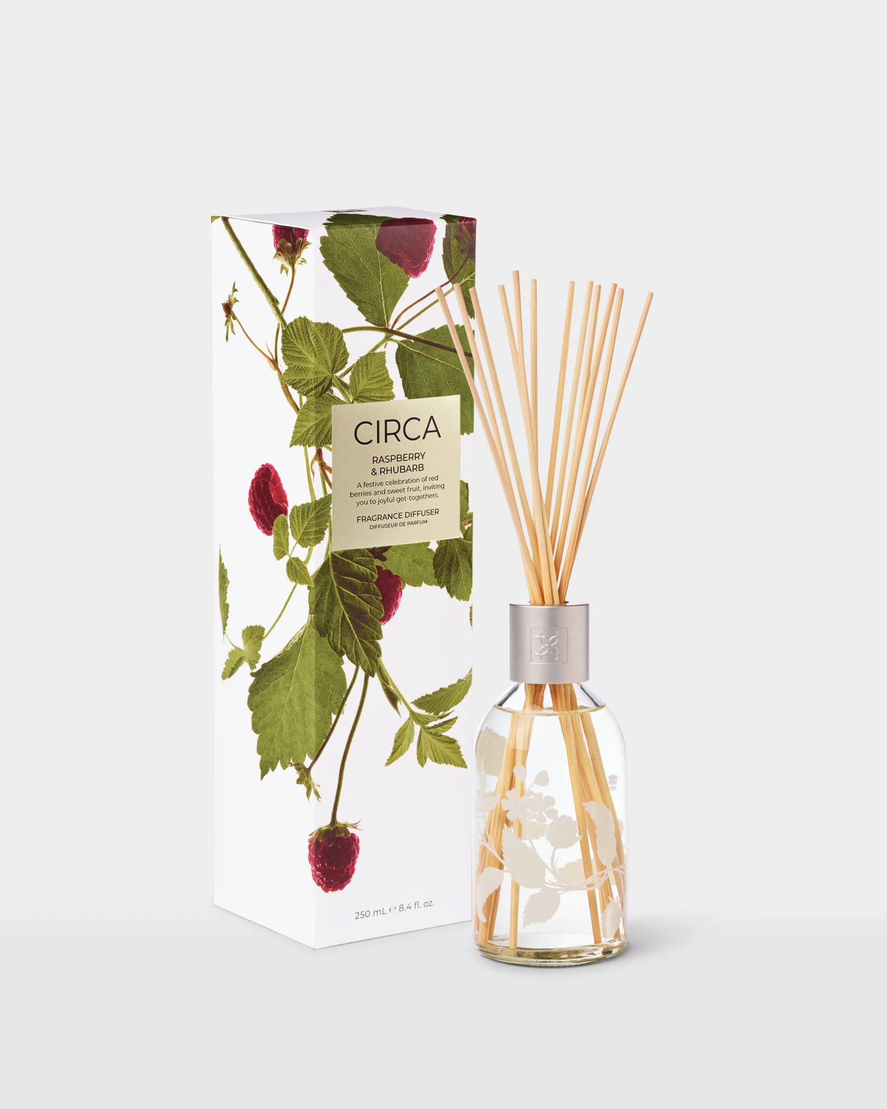 RASPBERRY & RHUBARB Fragrance Diffuser 250ml - Novita Gifts